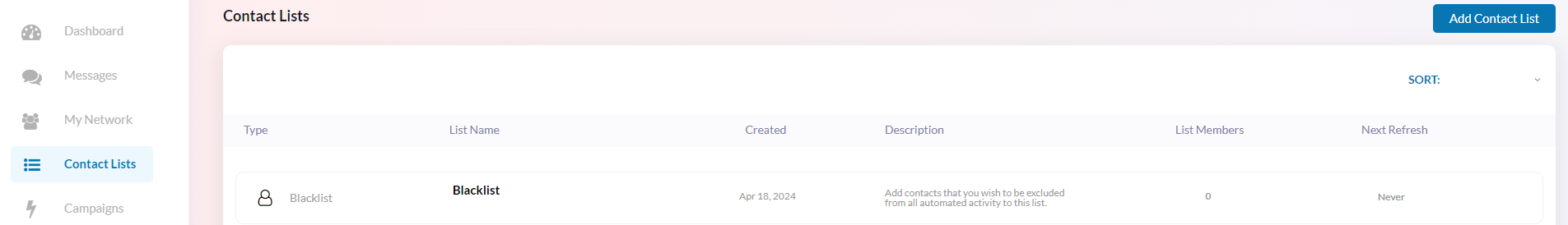 How Contact Lists Work – LinkedSavvy Knowledgebase